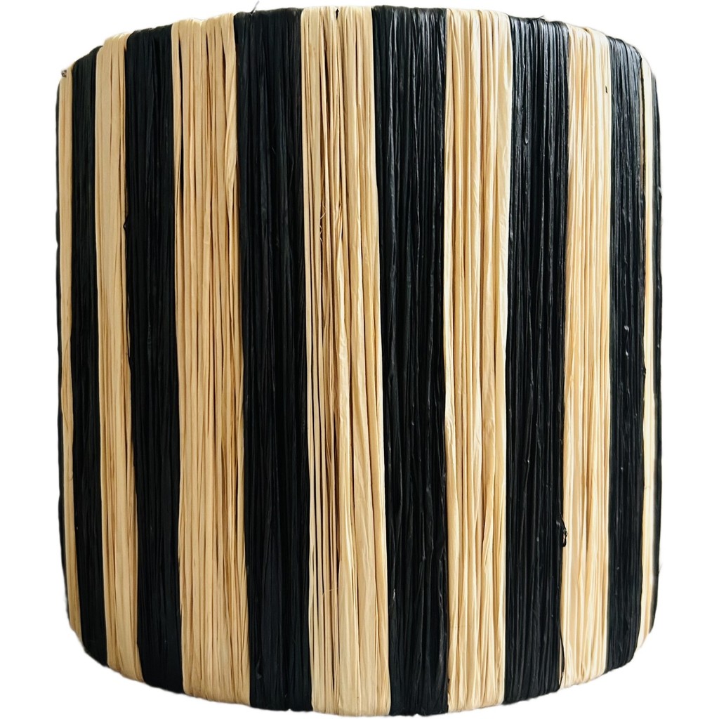 Table lamp stack - white base - Black | LEMON LILY