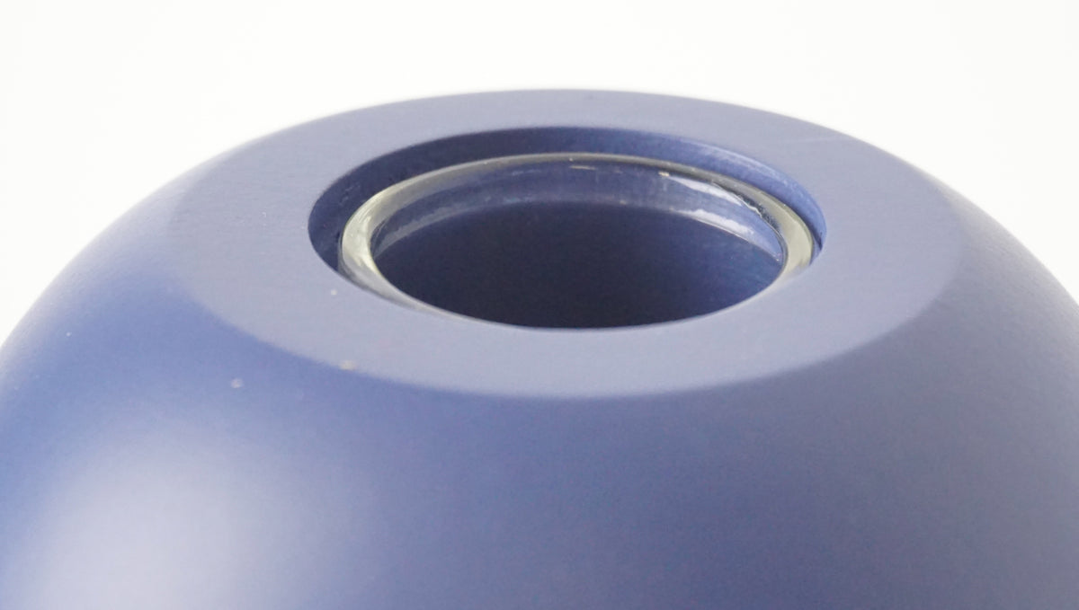 Vase low - Blue | LEMON LILY